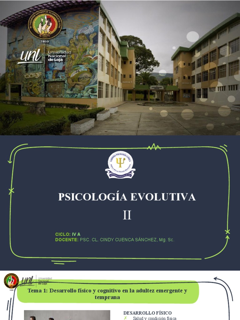 Tema 1 - Desarrollo Físico y Cognitivo Adultez Temprana | PDF | Adultos | Inteligencia emocional