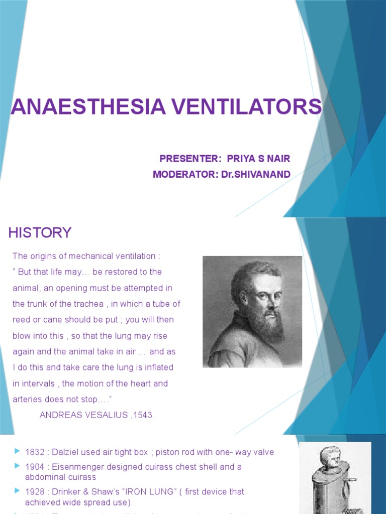 Anaesthesia Ventilators | PDF | Breathing | Anesthesia