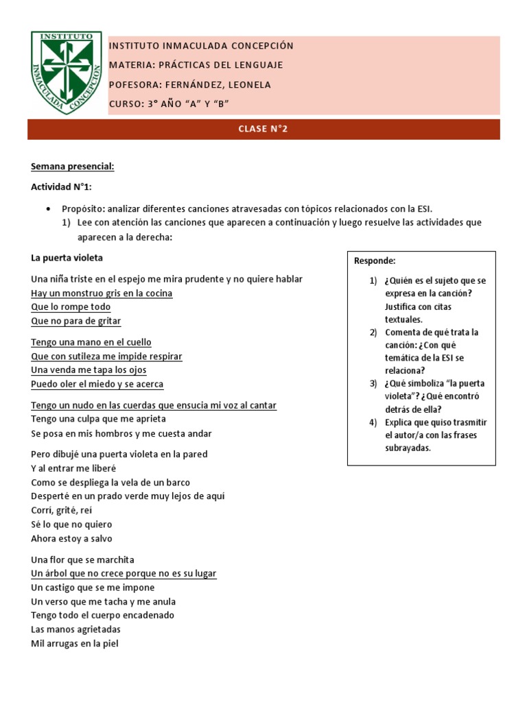 Clase N°2 | PDF | Poesía | Poesía lírica