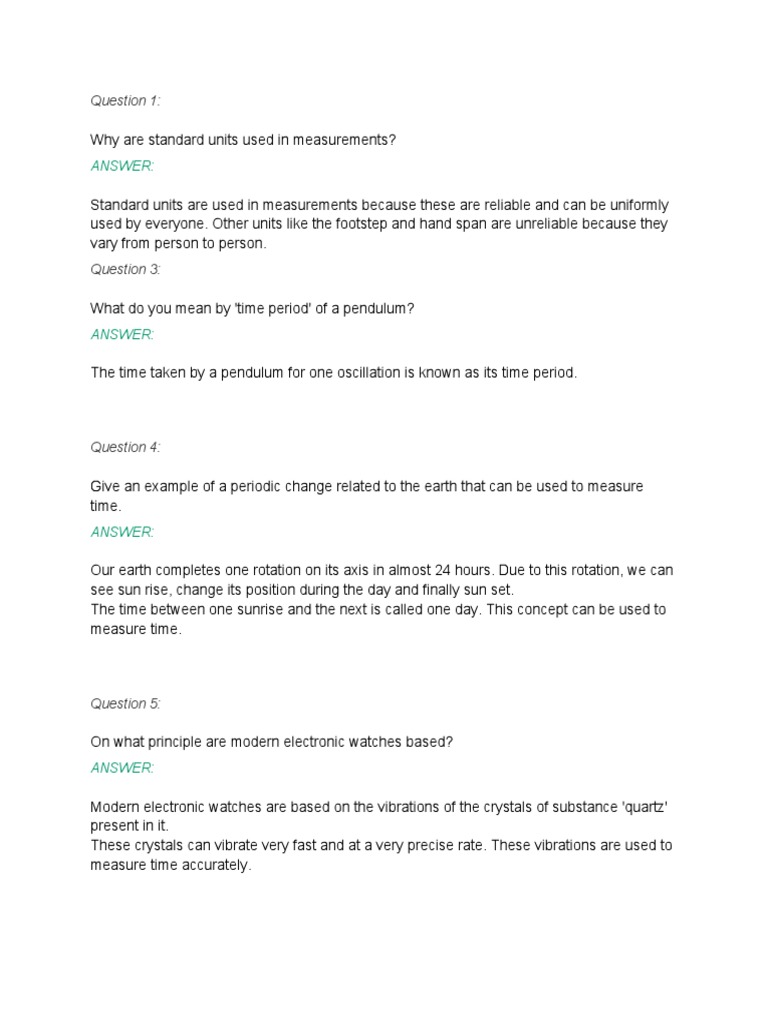 Motion and Time - Grade - 7 | PDF | Time | Speed