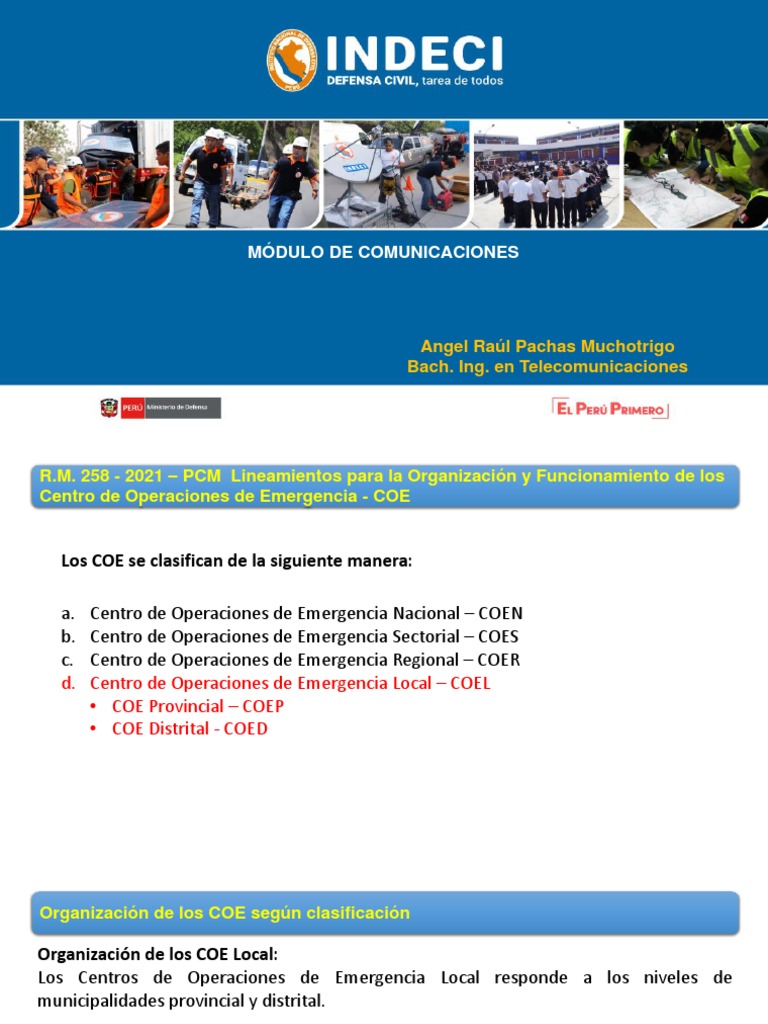 COEN - Exposición Comunicaciones 2022 | PDF | Alta frecuencia | Espectro de radio