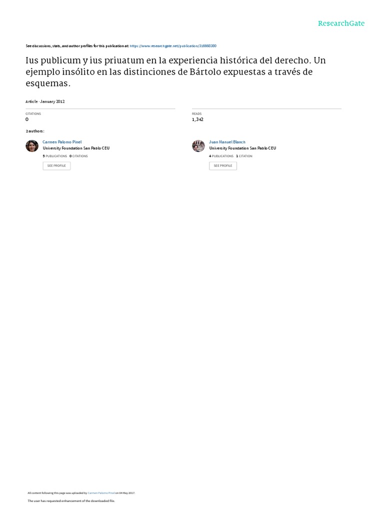 Ius Publicum y Ius Privatum en La Experi | PDF | Ley romana | imperio ...