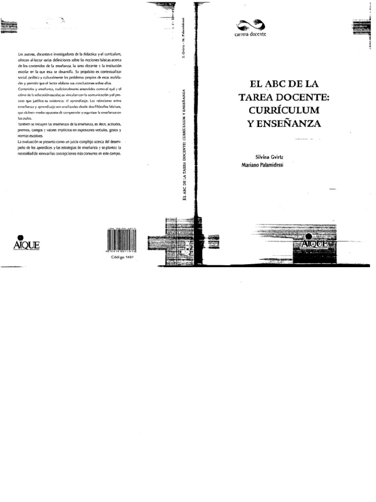 El ABC de La Tarea Docente Completo | PDF