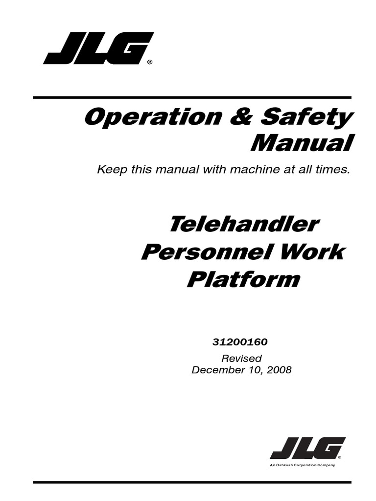 Telehandler Safety Manual | PDF | Insulator (Electricity) | Safety