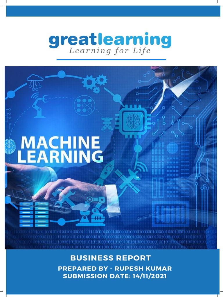 Business Report Project Machine Learning Rupesh Kumar DSBA-A5-21C-2021 | PDF | Receiver ...