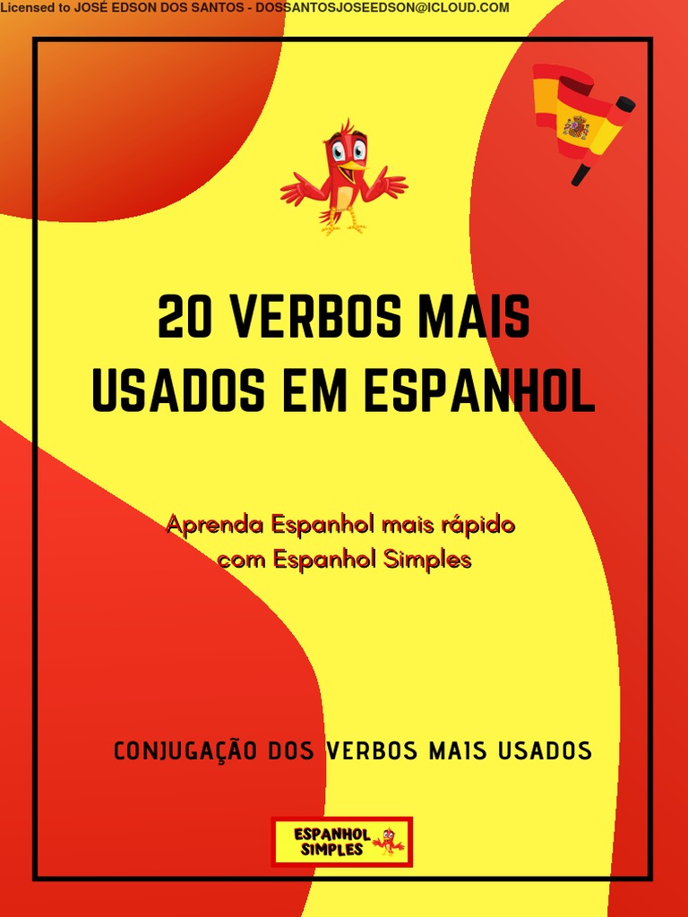 Conjugação Dos Verbos Mais Usados em Espanhol - Espanhol Simples | PDF ...