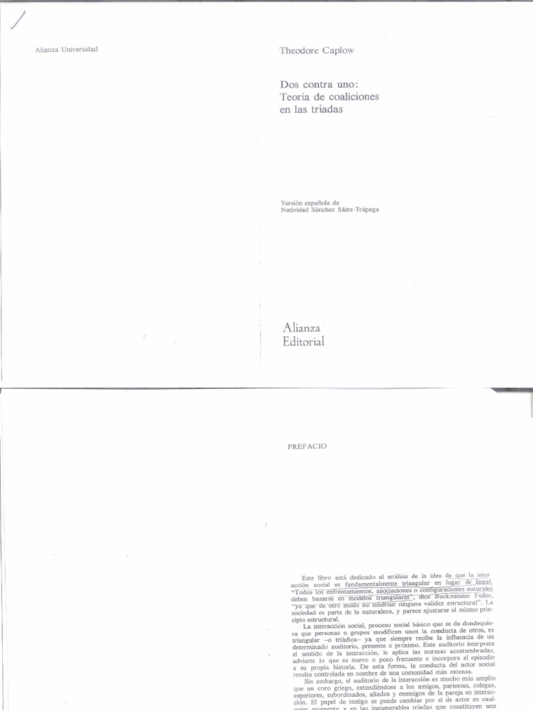 Capitulo I Caplow | PDF