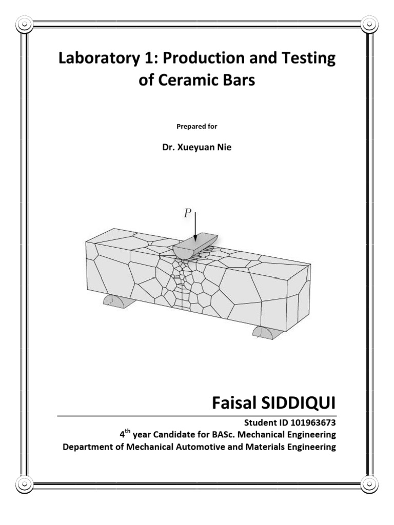 Ceramic Bar Production and Testing Guide | PDF | Ceramics | Porosity