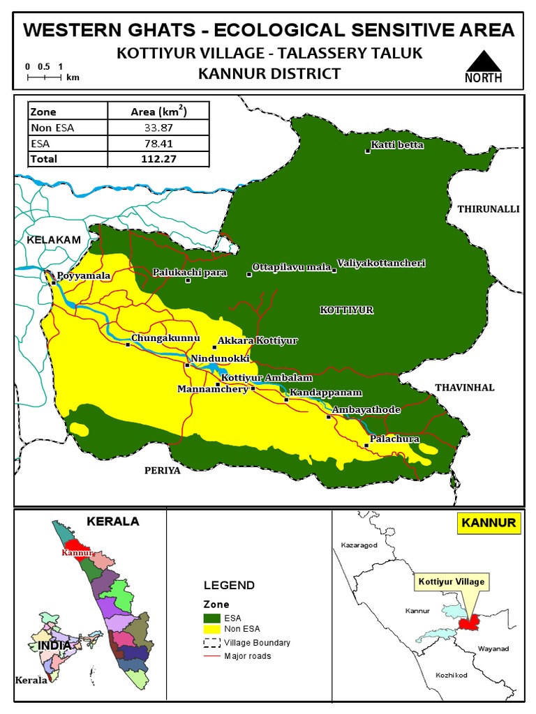 Western Ghats - Ecological Sensitive Area: Kottiyur Village - Talassery ...