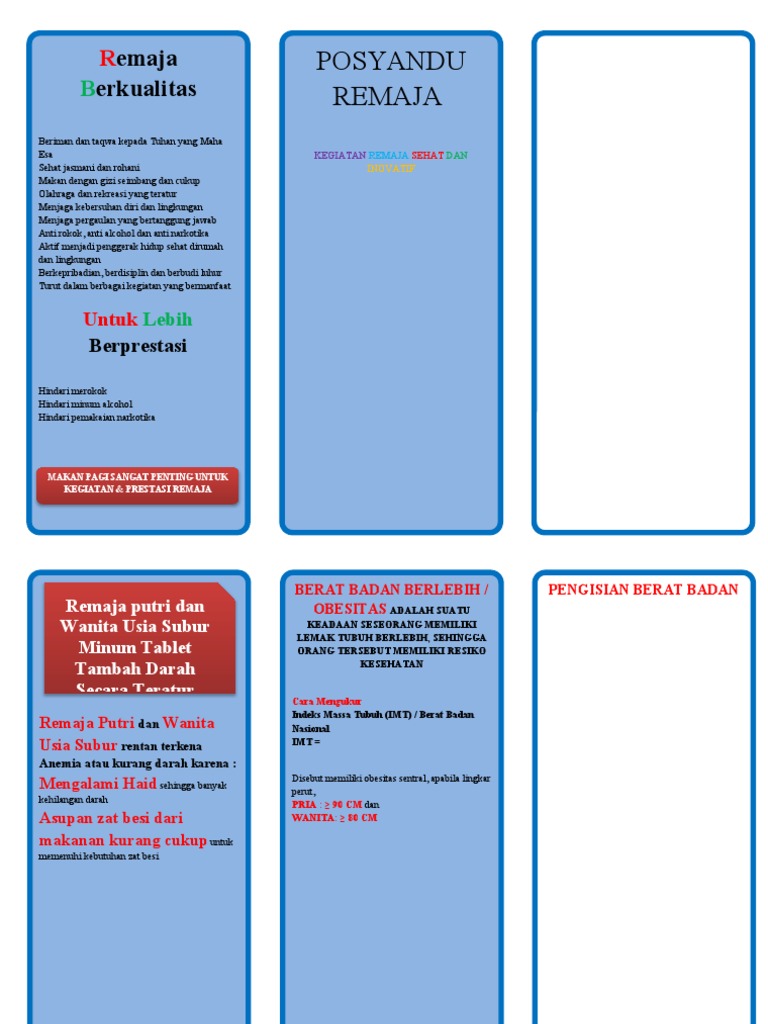 KMS Posyandu Remaja - Meisy | PDF