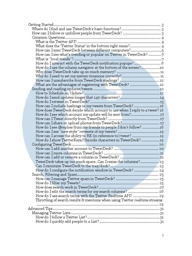 TweetDeck - Tutorial 6.16 | PDF | Twitter | Computer Mediated Communication