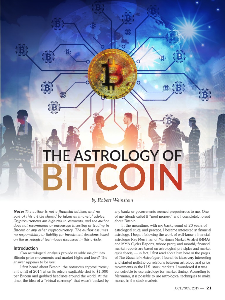 The Astrology Of: Bitcoin | PDF | Cryptocurrency | Bitcoin