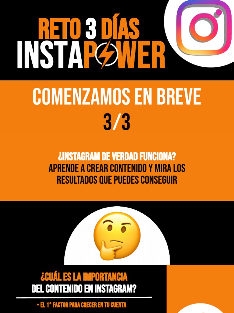 INSTAPOWER - DIA 3 (Con Cuaderno de Ejercicio) | PDF | Negocios