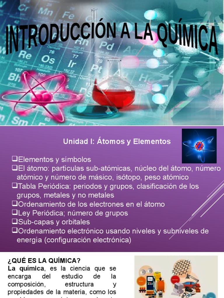 Introducción a Átomos y Elementos Químicos | PDF | Elementos químicos ...