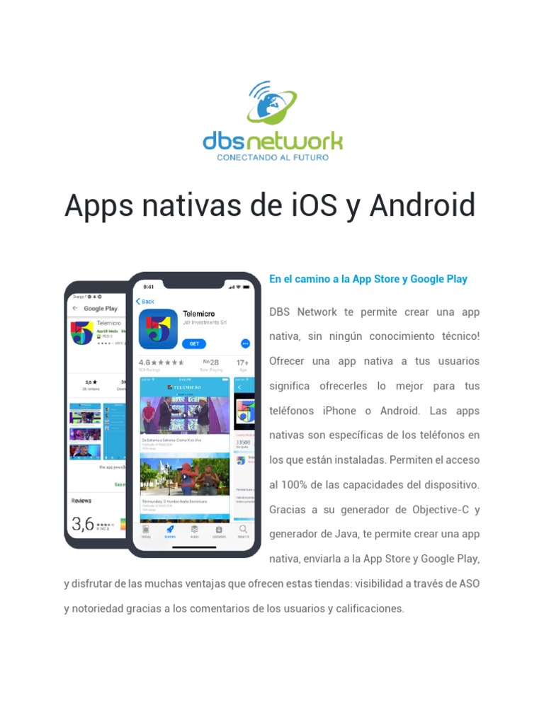 Apps Nativas de IOS y Android | PDF | Aplicación movil | Ios