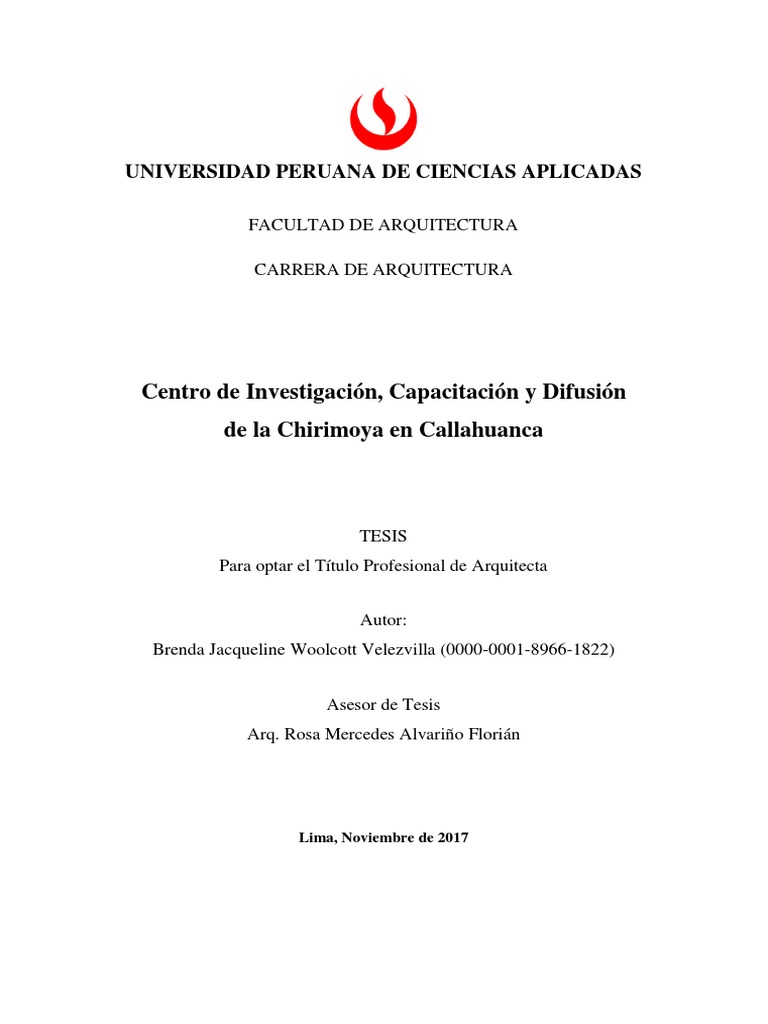 Woolcott VB | PDF | Agricultura | Perú