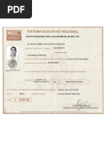 Certificado de Secundaria Erick | PDF