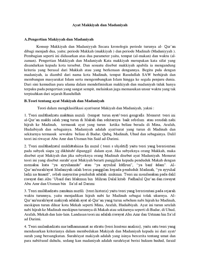 Ulumul Quran - Muhammad Zainal Fitri - 202010570311006 | PDF