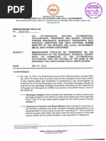 Barangay Appropriation Ordinance - Revised Blank | PDF | Budget ...