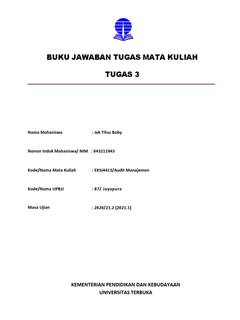 Audit Manajemen TMK 3 | PDF | Pengembangan Diri | Sains & Matematika Audit Manajemen TMK 3 | PDF | Pengembangan Diri | Sains & Matematika