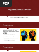 6 Elements of Debate | PDF | Proposition | Argument