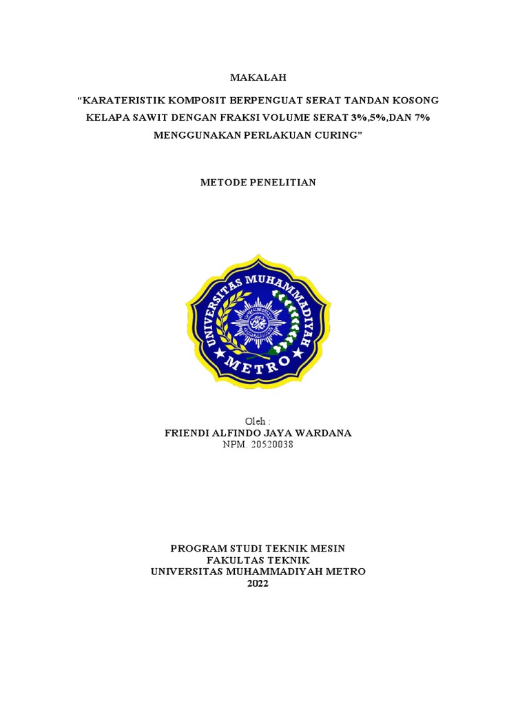 Makalah Metode Penelitian | PDF