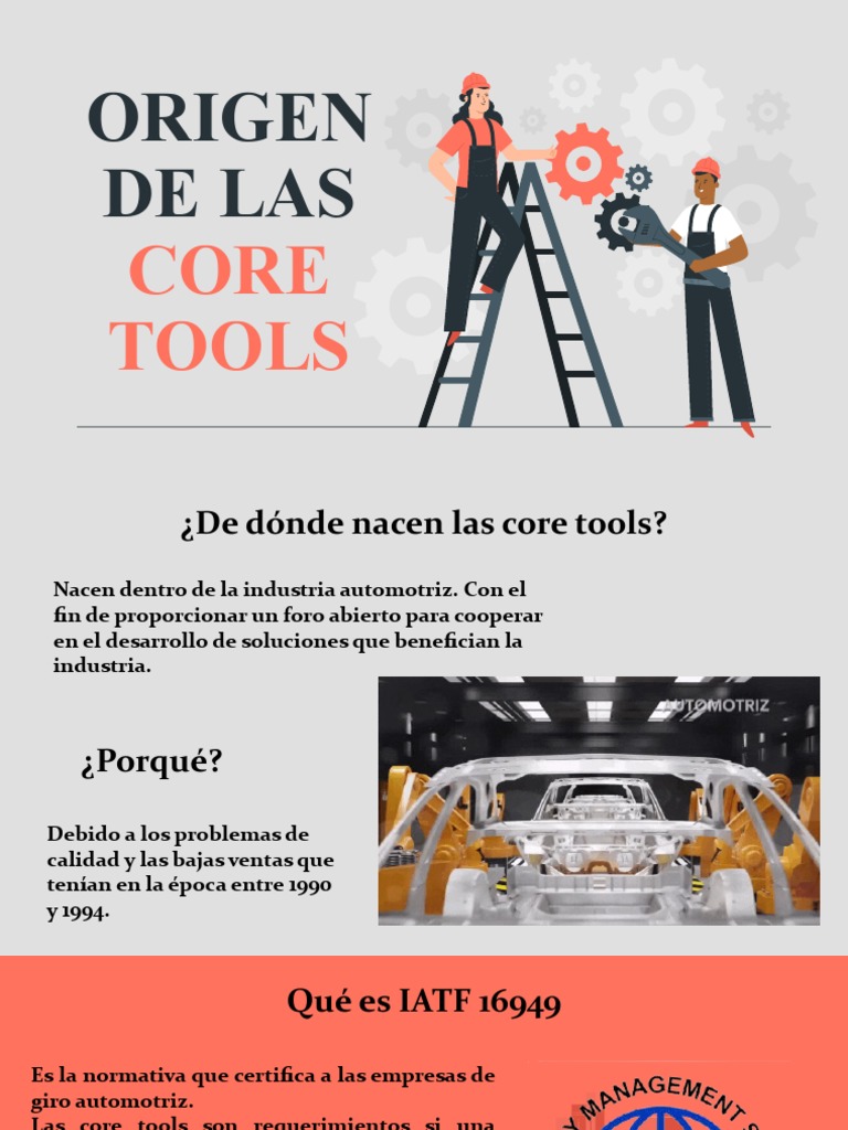 Origen de Las Core Tools | PDF | Calidad (comercial) | Gestión de la ...