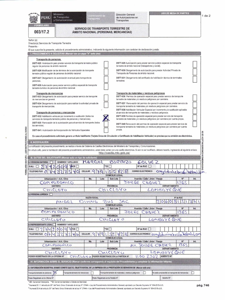 Formulario 003 y Anexo Nuevo Tupa | PDF | Ley común | Justicia