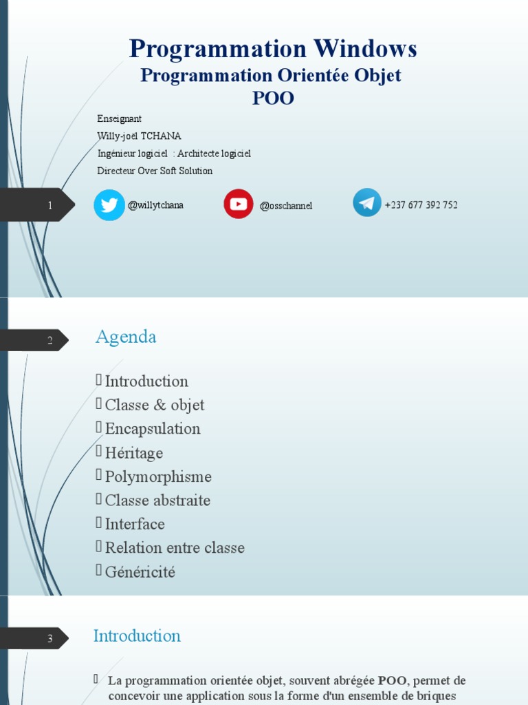 Oriented Programming With Csharp | PDF | Classe (informatique) | Programmation