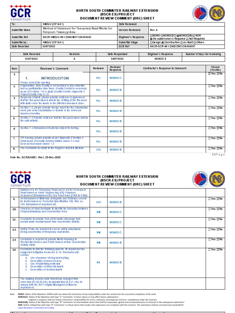 North South Commuter Railway Extension (Nscr-Ex) Project Document ...