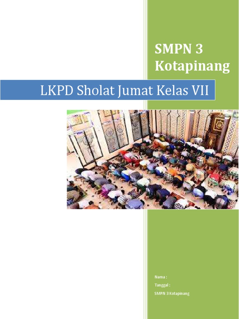 LKPD Materi Sholat Jumat Kelas Vii | PDF