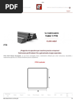 Perfil PTR Negro y Galvanizado: Diagramas de PTR Puntos de Interés Especial | PDF