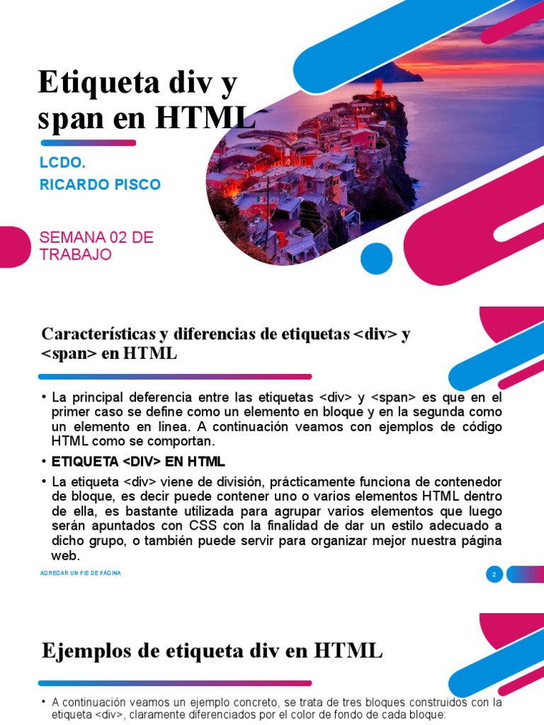 Diferencias entre y en HTML | PDF | HTML | Informática