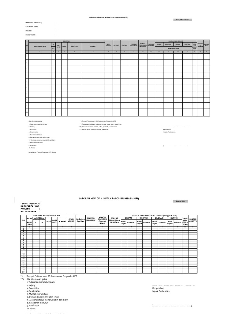 Form KIPI Non Serius Final Rev | PDF