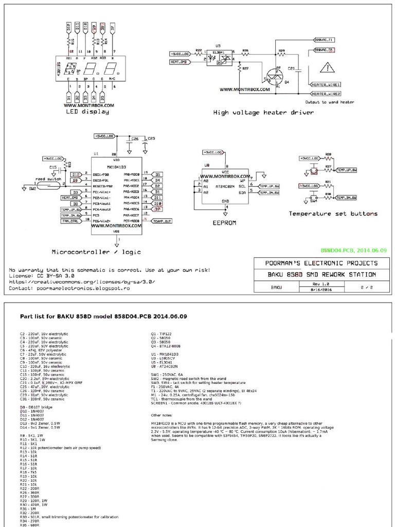 Baku 858d SMD Rework Station | PDF
