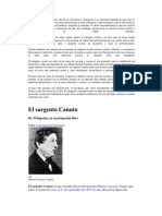 Ficha de Analisis Literario SARGENTO CANUTO | PDF