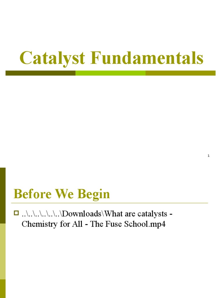CRE_ Catalyst Fundamental | PDF | Catalysis | Heterogeneous Catalysis