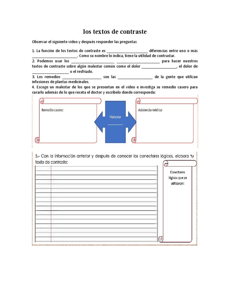 Los Textos de Contraste | PDF