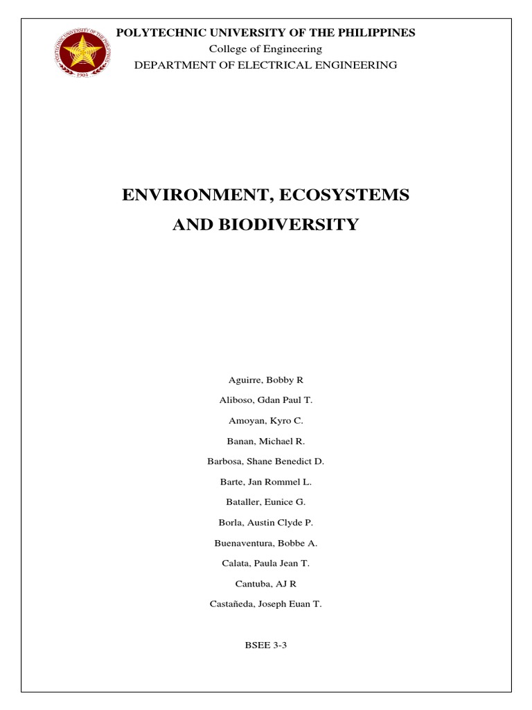 1environment Ecosystem And Biodiversity Pdf Food Web Ecosystem