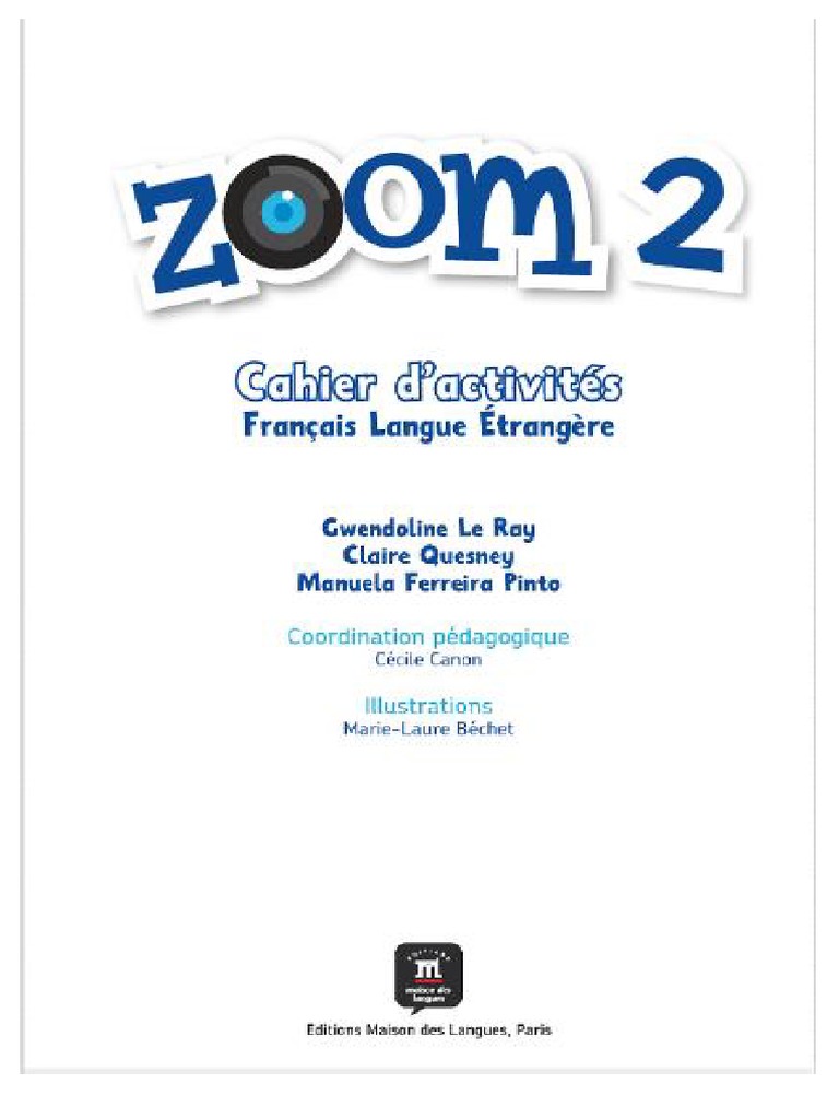 Zoom2-Cahier D Activités | PDF