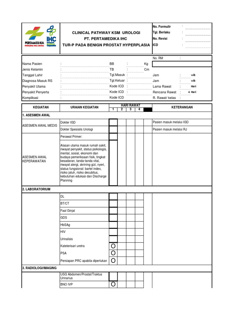 CP TUR-P Pada BPH Final | PDF