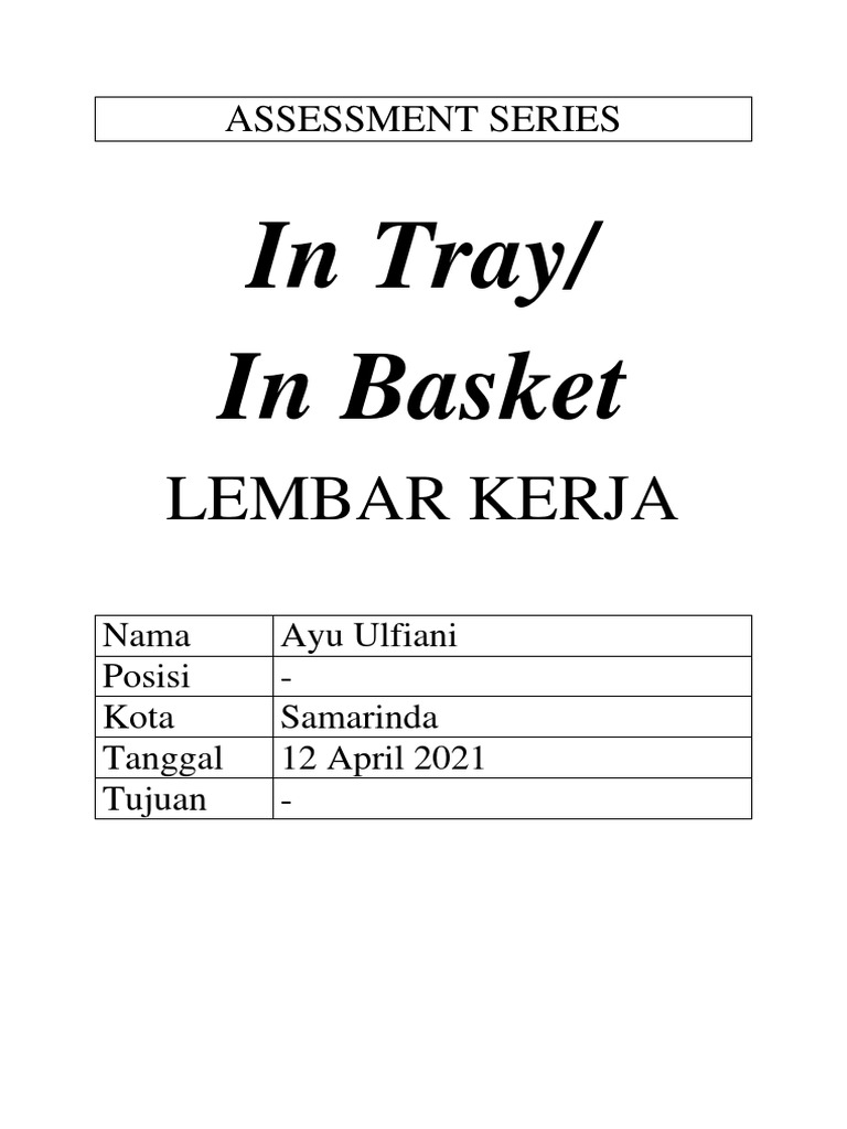 AC Intray | PDF | Bisnis