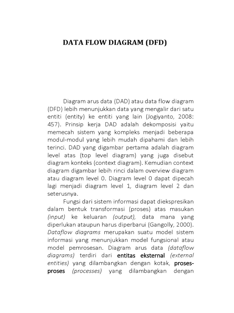 Data Flow Diagram (DFD) | PDF