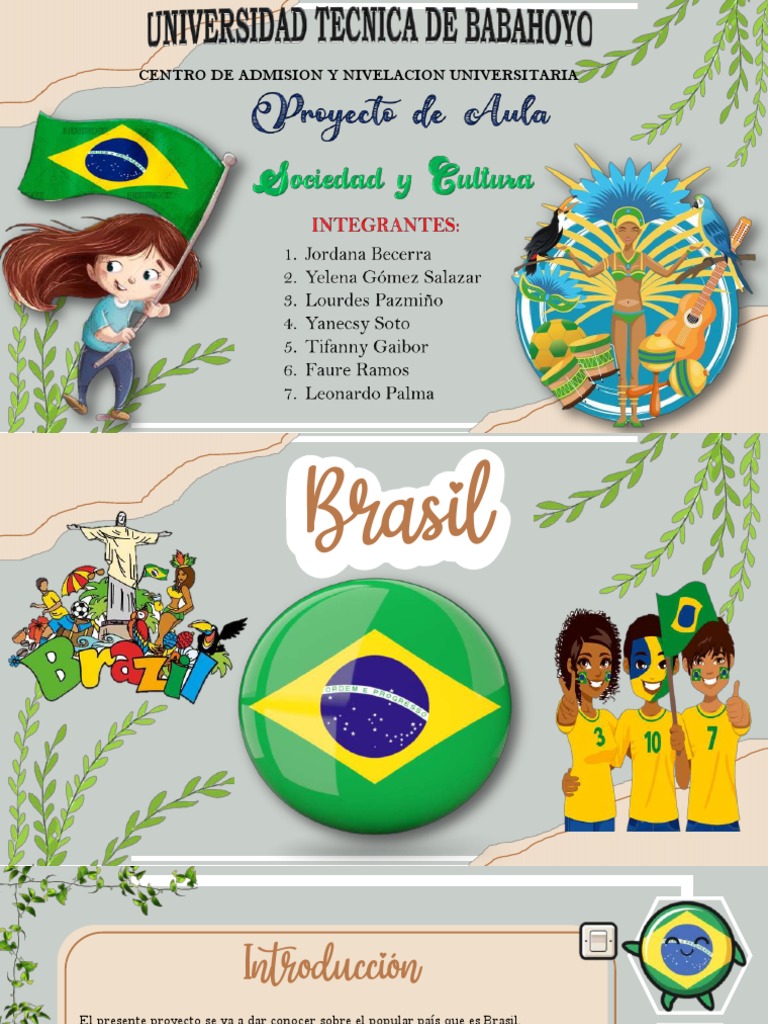 Introducción a la Cultura Brasileña | PDF | Brasil | Lengua portuguesa