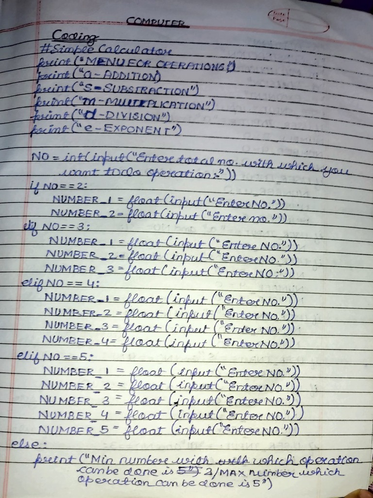 Computer Project Class12 | PDF