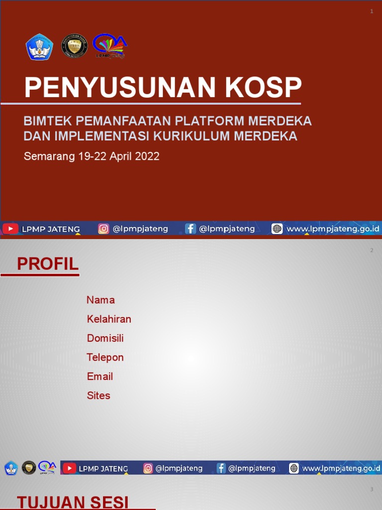 Penyusunan KOSP SD 2022 | PDF | Bisnis | Seni