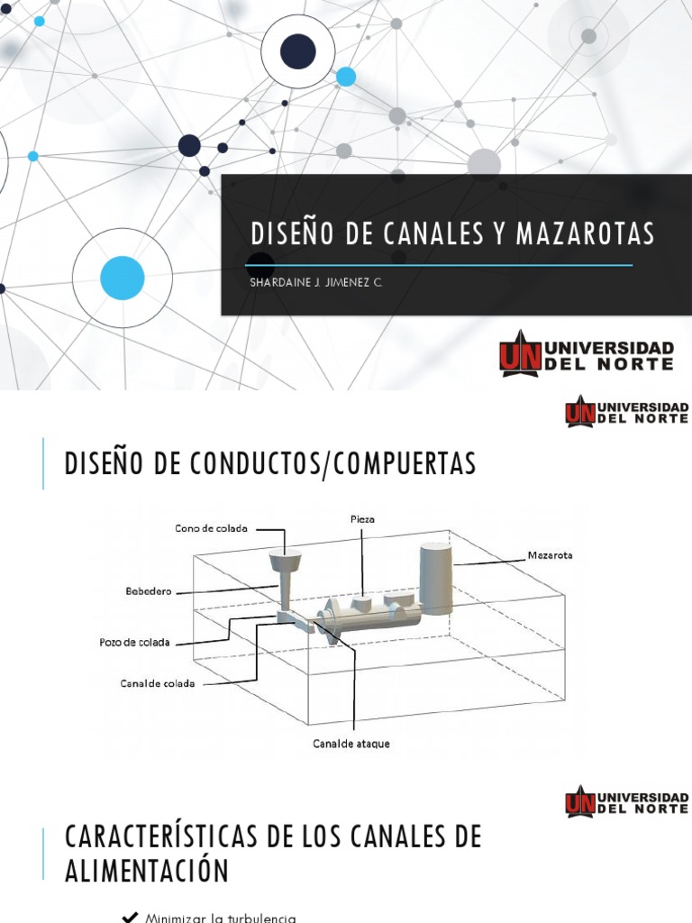Diseño de Canales y Mazarotas | PDF | Fundición (metalurgia) | Aluminio