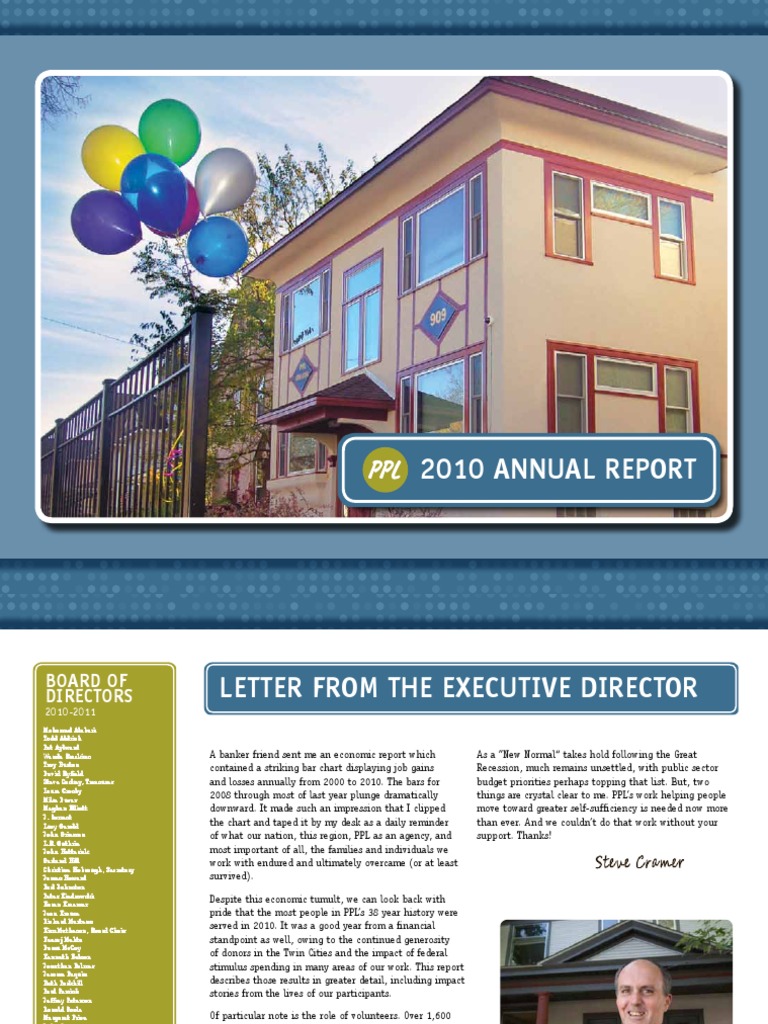 Annual Report | PDF | Tutor | Affordable Housing