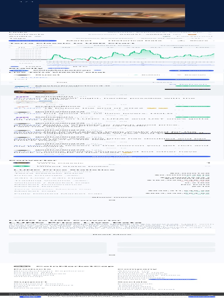 Terra Classic Price Today, LUNC To USD Live, Marketcap and Chart ...