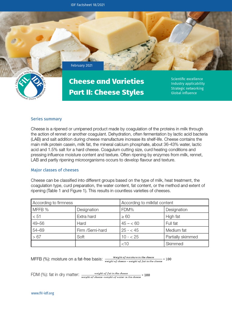 Cheese-and-varieties-Part-2_-Cheese-styles- | PDF | Cheese | Milk